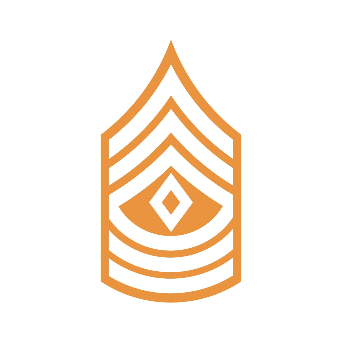 E-8 First Sergeant Rank Sticker Decal Die Cut - Self Adhesive Vinyl ...