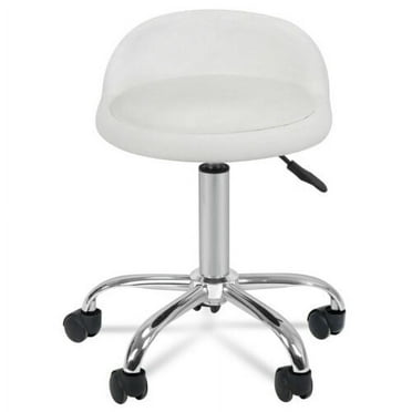 ZENY Adjustable Rolling Swivel Salon Stool Chair Spa Stool with Back ...