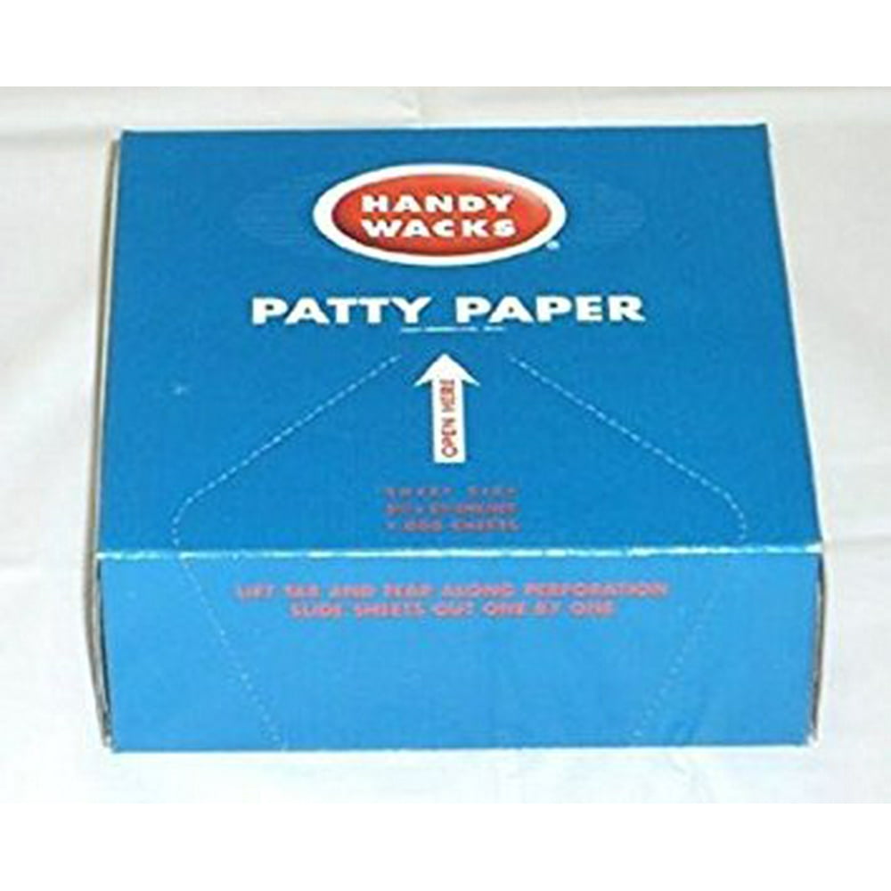 Handy Wacks P-50-X, 5x4-3/4-Inch Hamburger Patty Papers, Disposable ...