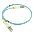 20m LC/UPC LC/UPC OM4 Multimoide Duplex Aqua Fiber Optic Patch Cable (5 ...
