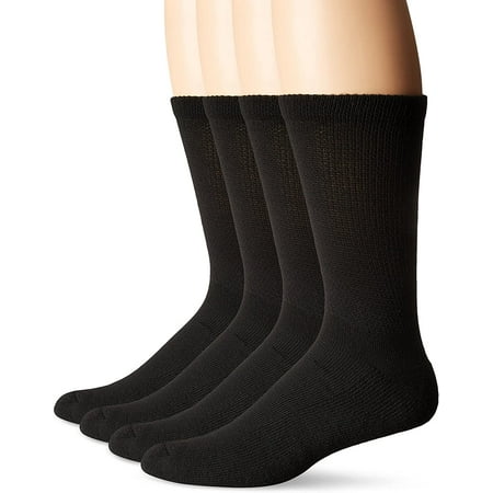 Men'S Diabetes And Circulatory 4 Pack Crew Socks | Walmart Canada