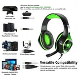 BlueFire Gaming Headset for PS4, PS5, Xbox One & PC with Noise-Canceling MIC & LED RGB Light ...