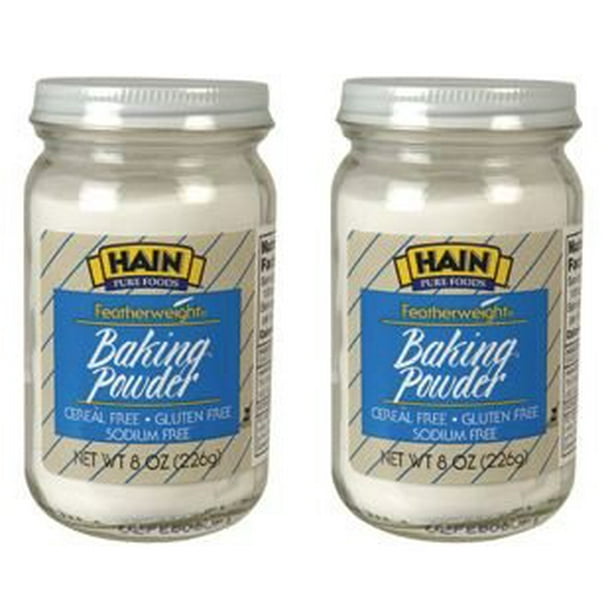 Hain Pure Foods Featherweight Baking Powder, 8 Ounce ( 2 Pack ...