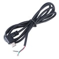 25cm/1m/2m USB Male to Open End 4Pin Power Cable Extension Cord ...