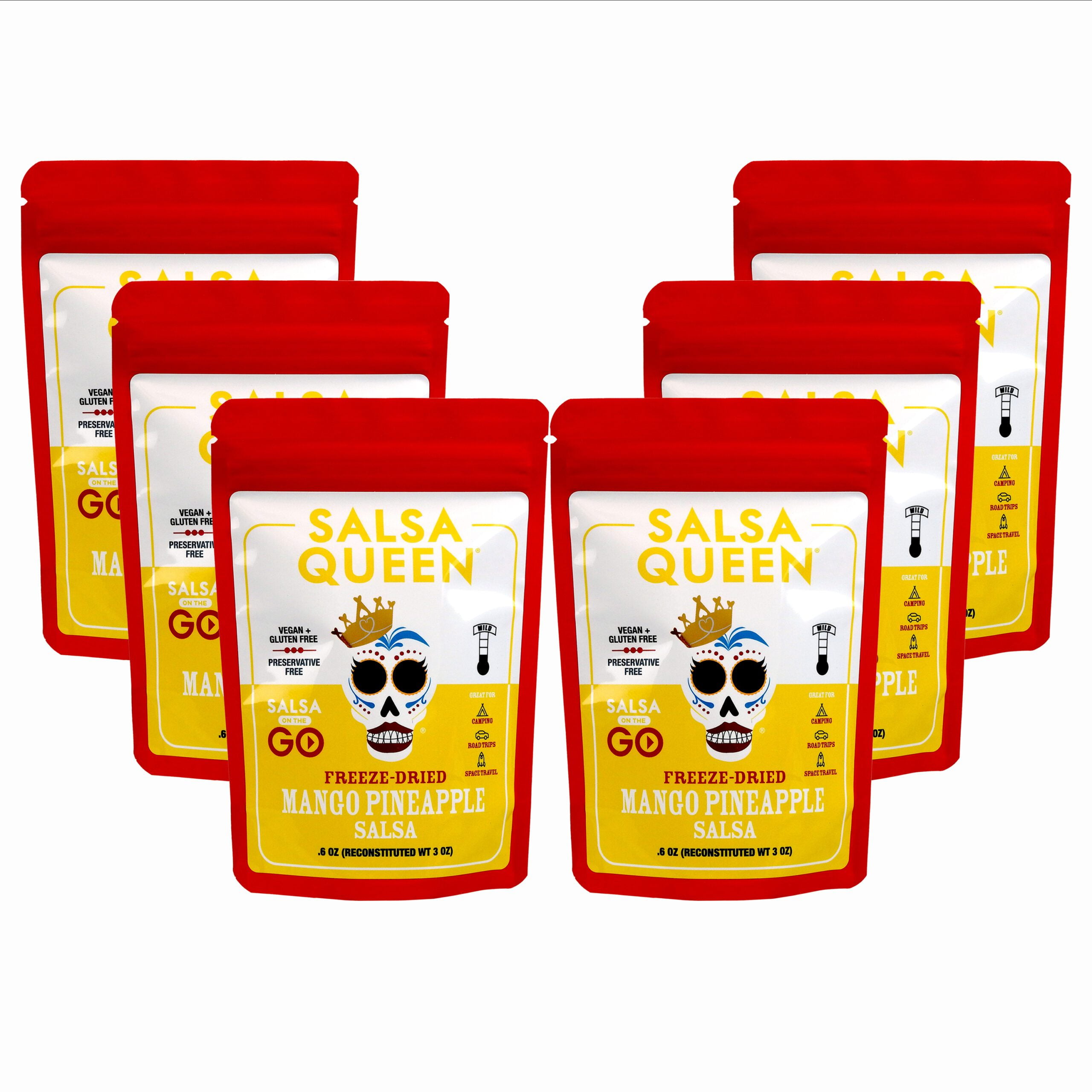 Salsa Queen Gourmet Freeze-Dried Mango Pineapple Salsa | Fresh ...