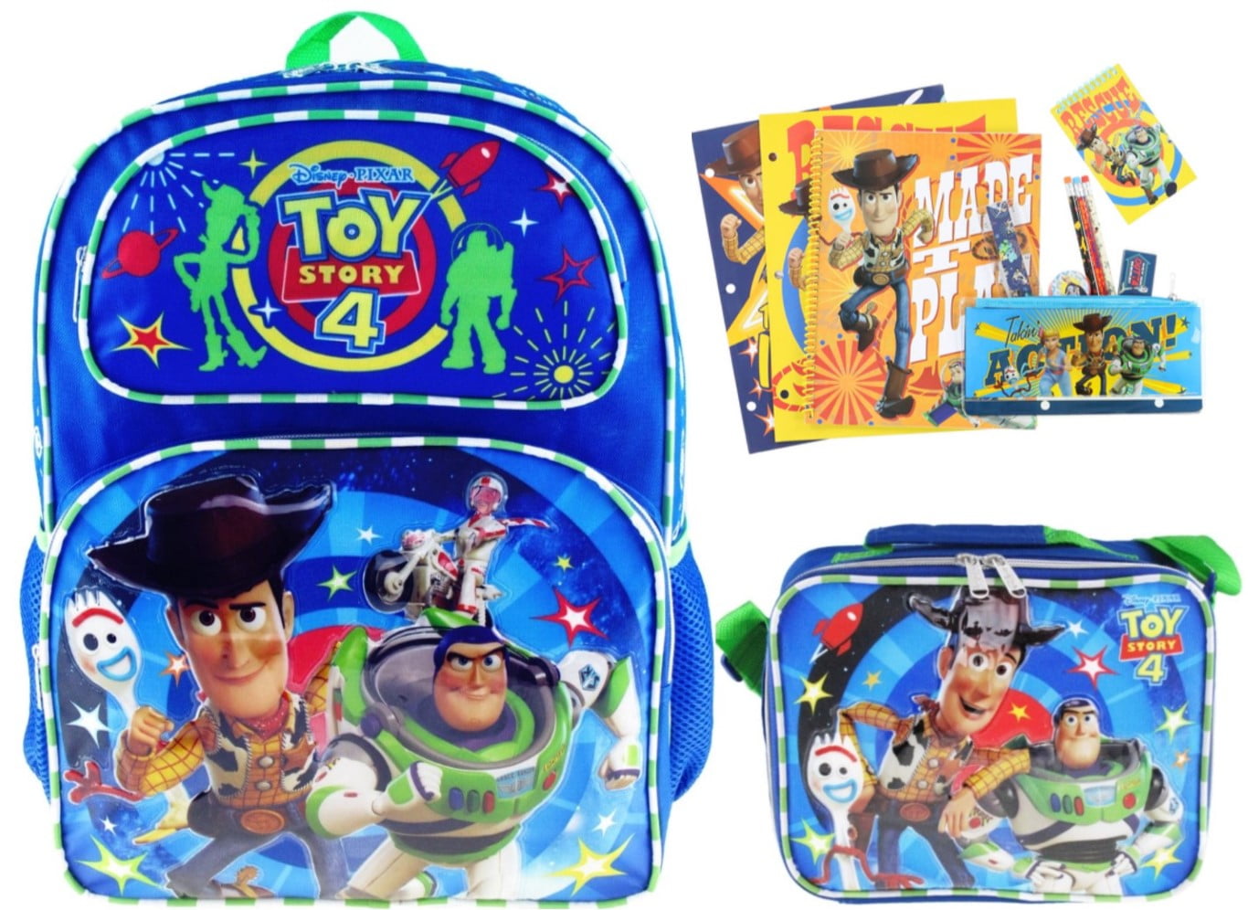 Toy Story 4 EXCLUSIVE 16" Backpack and Matching Insulated Lunch Bag ...