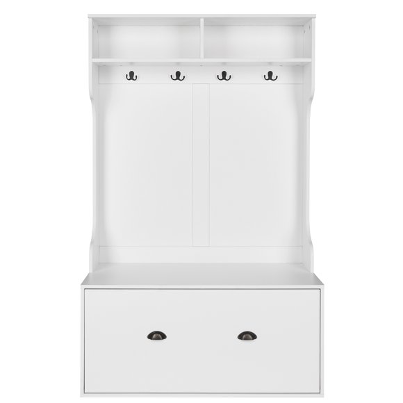 Hall Trees White Entryway Furniture