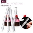 50 Pcs Frosted Acrylic Cakesicle Popsicle Sticks for Ice Creamsicle ...