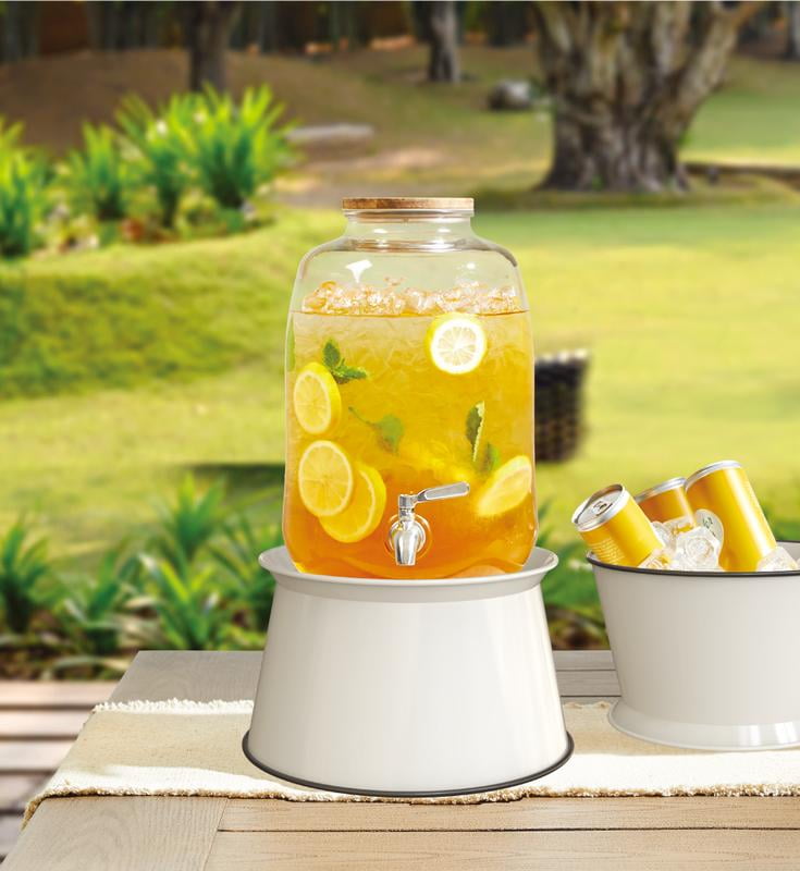 Hometrends White Round Dispenser Stand,Dia 9.56" - Walmart.ca