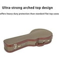 Crossrock Vintage style wood case for F Style Mandolins with removable ...