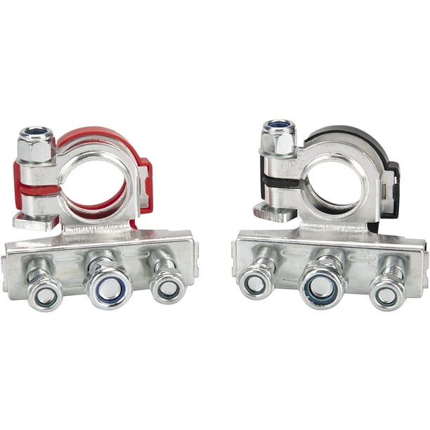 2 x battery clamps, battery clamps, car battery, pole clamps, clamps ...