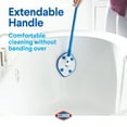 Clorox Extendable Tub and Tile Scrubber 28.5-Inch Max Reach with Pivot ...