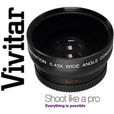 Vivitar HD4 Optics Wide Angle With Macro Lens For Nikon D3400 D5600 ...