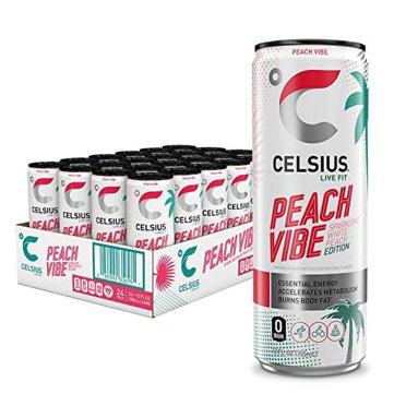 Celsius Sparkling Fantasy Vibe, Functional Essential Energy Drink, 12 ...