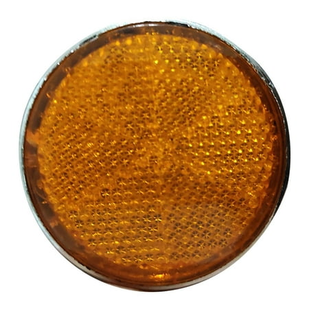 Round Motorcycle Reflector Universal 60mm Reflective Side Lights for ...