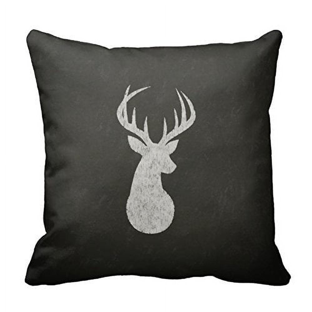 Click here for Qifeiha Deer With Antlers Chalk Drawing Pillowcase... prices
