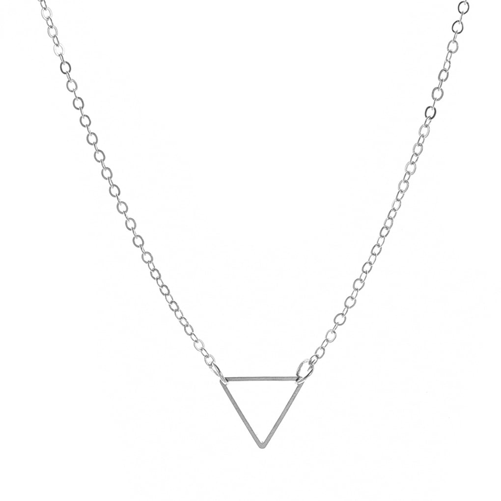 Click here for Qualitchoice Triangle Necklace Charming Neck Chain... prices
