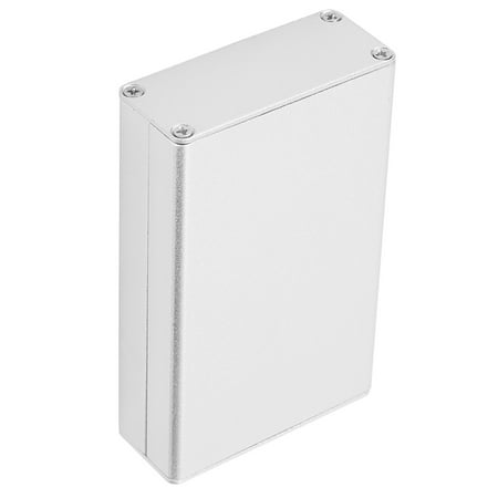 Aluminum Project Box, Silver Shielded Aluminum Enclosure Case, For ...