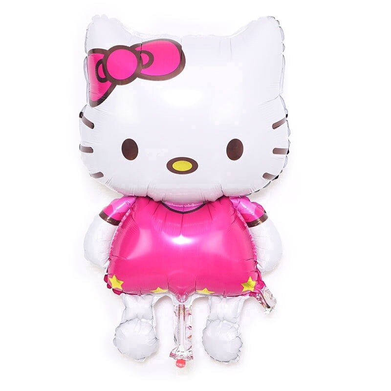 Sanrio-Globo de Hello Kitty para niños, de feliz cumpleaños decoración ...