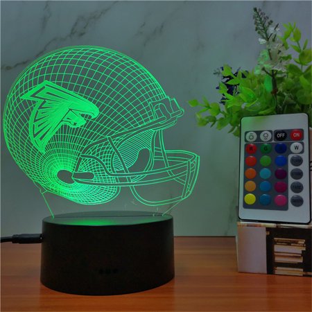 Rugby team LED Light,Black colorful touch + remote control 16 Dimming ...