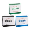 Giaone 2026 Desk Calendar from Jan to Dec Twin-Coil Binding Calendar ...