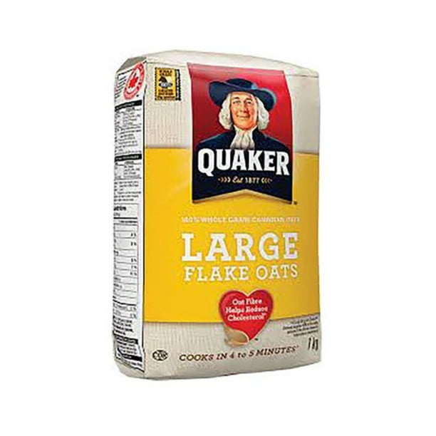 QUAKER - LARGE FLAKE OATS 1kg - Walmart.ca