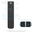 PDP Xbox One Talon Media Remote Control, Black, 048-083-NA - Walmart.com