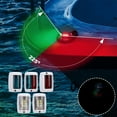 Yajisi 5‑Pack LED Navigation Light Kit – IP66 Waterproof Green ...