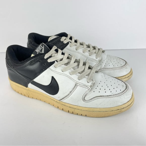Nike Dunk Low White Black Fat Langue Taille 10 2004 - Walmart.ca