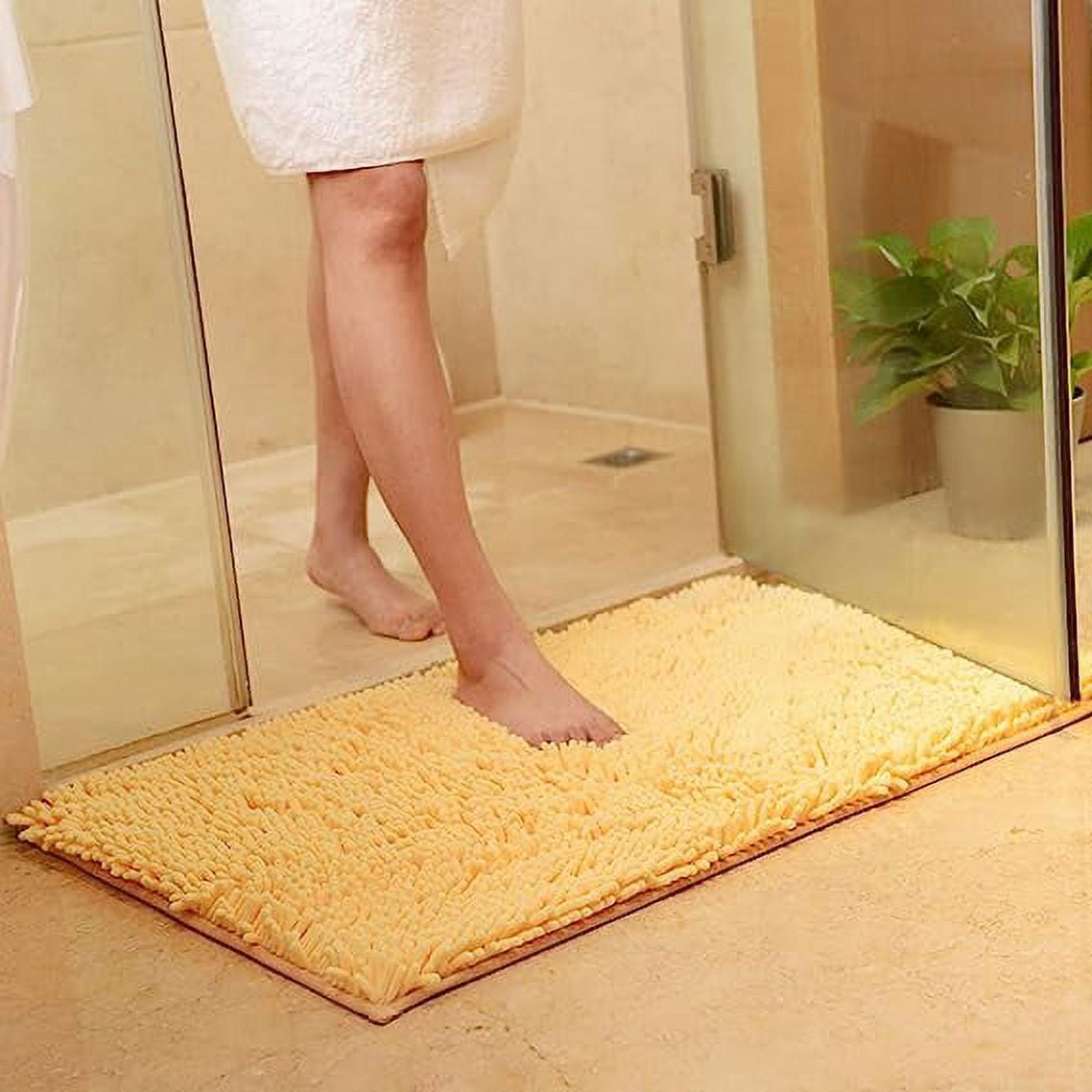 Click here for Nvzi Plush Chenille Bath Rugs Extra Soft And Absor... prices