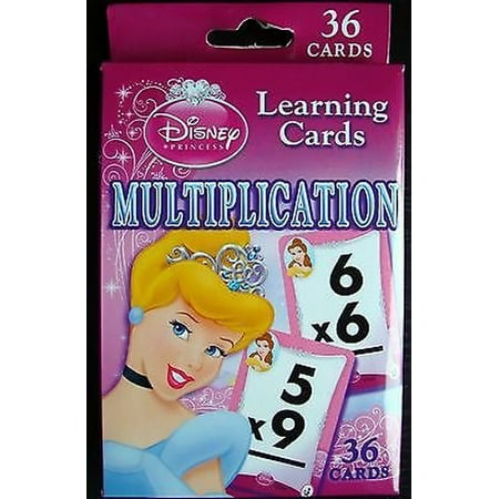 Disney Princess Multiplication Learning/Flash cards (Dark Pink Box ...