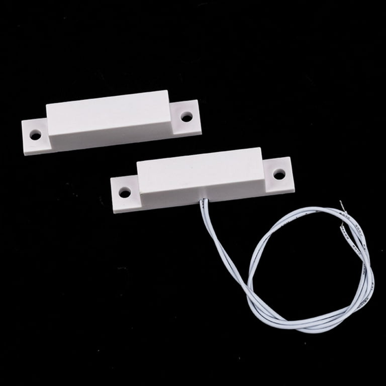 Wired Door Sensor Alarm No Switch MC 38 Surface Mount Wired NC Door