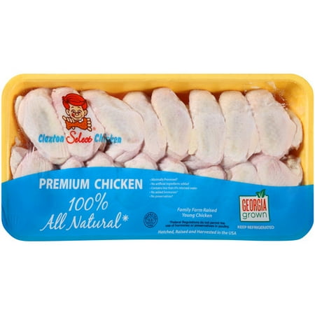 Claxton Poultry Farm Claxton Chicken Wings Large Pack - Walmart.com