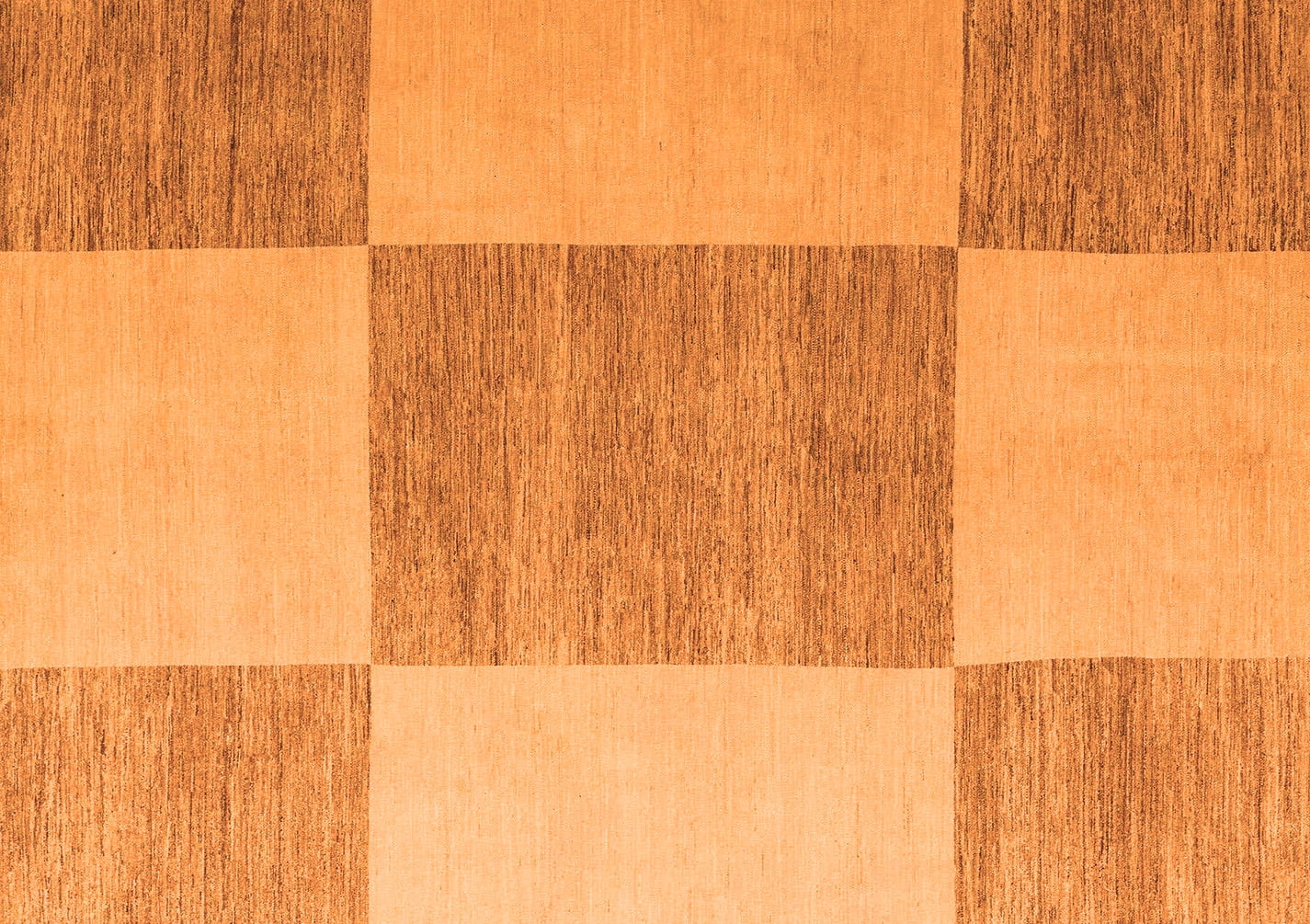 Ahgly Company Indoor Rectangle Checkered Orange Modern Area Rugs, 8' x ...