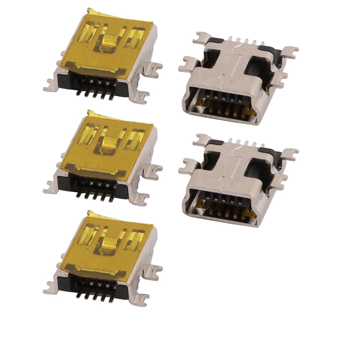 5 Pcs B Type Usb Connector Female Socket Copper Computer Adapter Walmart Canada