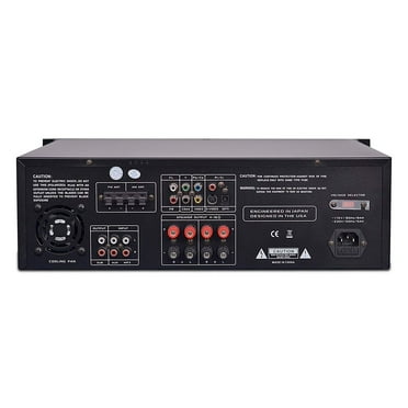 Pyle Home Theatre Amplifier Receiver with AM FM Tuner, Bluetooth, Sub ...