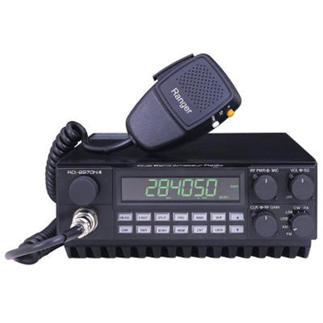 Ranger Mobile Ranger Radio with 10 & 12 Meter Bands & Green Back-light ...