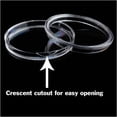 100pc 17-30mm Coin Holder Capsule Case Set 5-Size Gasket With Box for ...