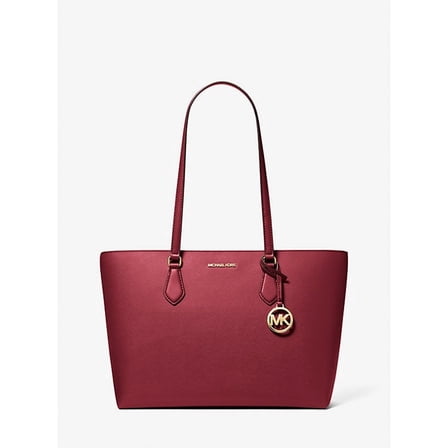 Michael Kors the Michael Large Animal Print Logo Tote Bag Orange ...