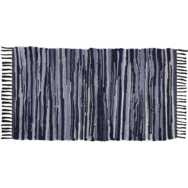 100% Cotton Rag Rug 2’x3' - Multicolor Chindi Rug - Hand Woven ...