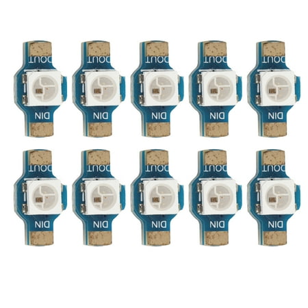 WS2812 RGB LED Module, RGB LED Light Module Simple Circuitry 10Pcs For ...