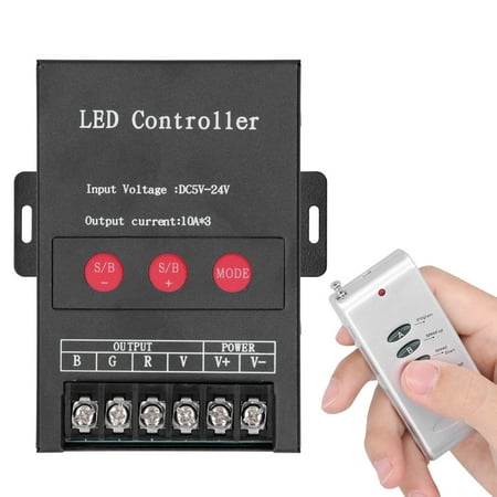 VGEBY DC 5-24V 360W LED Strip Light Controller Colorful RGB Module ...