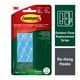 Command Outdoor Clear Strip Refills, Medium and Large, 4 Medium Strips ...