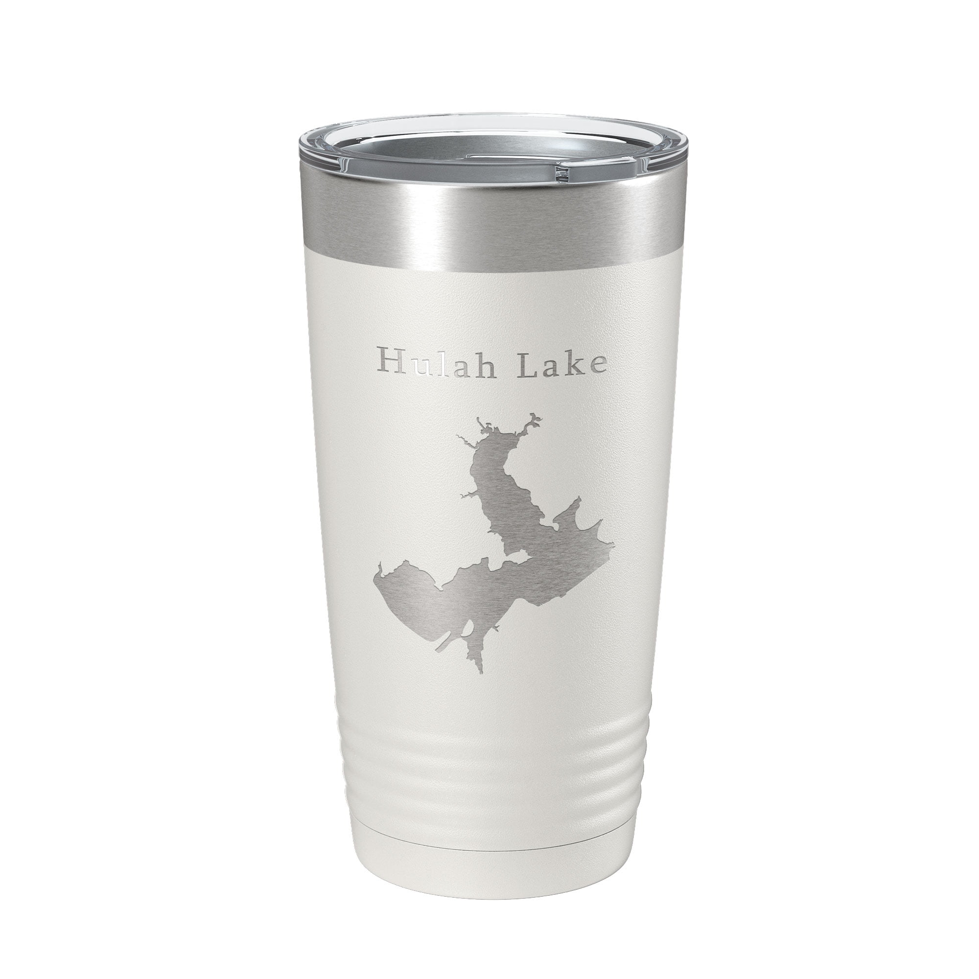 Hulah Lake Map Tumbler Travel Mug Insulated Laser Engraved Coffee Cup ...