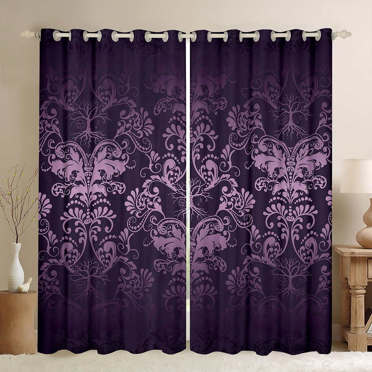 Click here for Erosebridal Damask Gothic Curtains Antique Victori... prices