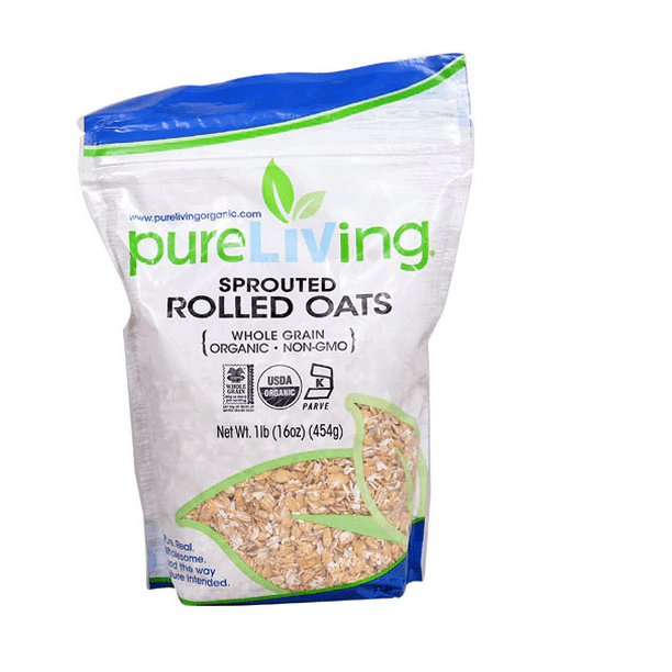 Pure Living Organic Sprouted Rolled Oats 16oz - Walmart.com - Walmart.com