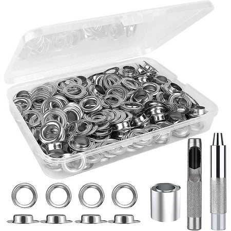 Eyelet Tool Kit 12mm - 120 Sets Metal Grommet - Grommet Eyelet Tools ...