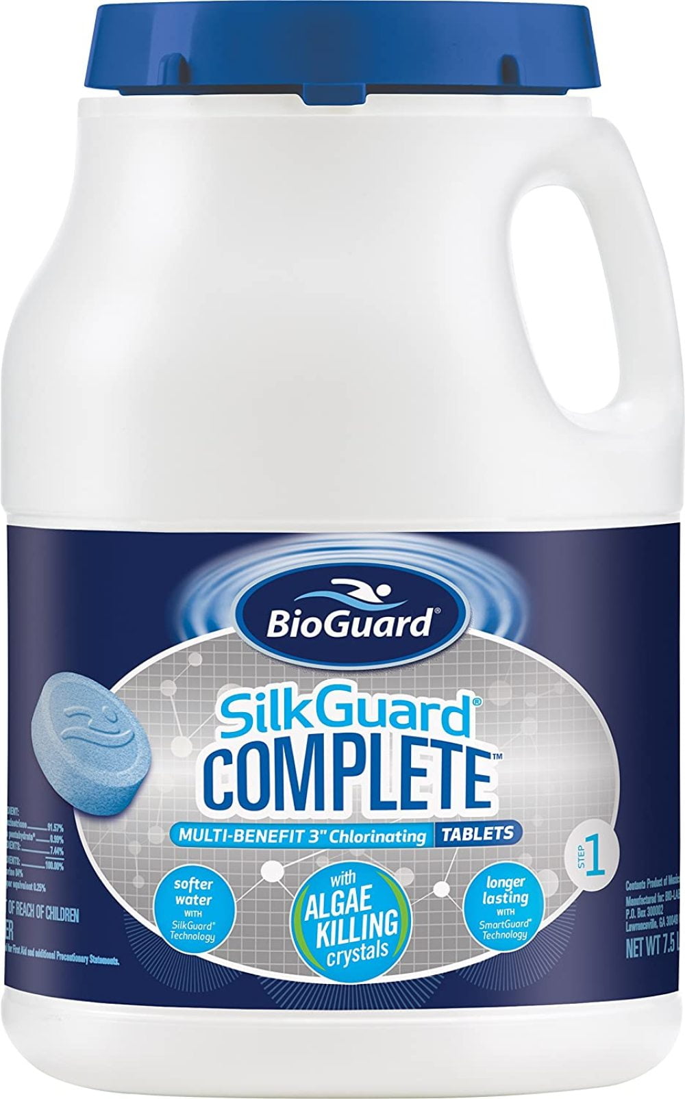 BioGuard SilkGuard Complete 3" Chlorinating Tabs (7.5lb) - Walmart.com