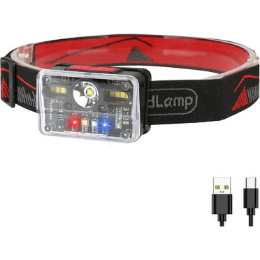 LED Headlamp, Rechargeable, Waterproof, 6000 Lumens, 4 Modes ...