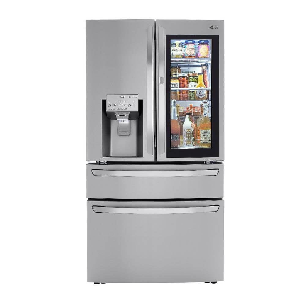 LG LRMVS3006S 29.5 Cu. Ft. Stainless French-door Smart Refrigerator ...